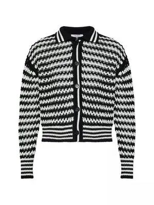 Max Mara Crochet Knit Cardigan
