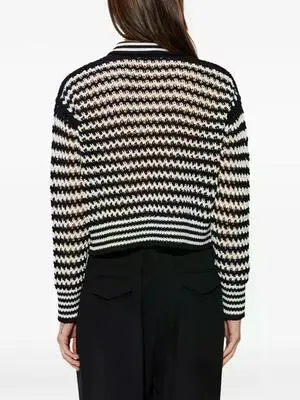 Max Mara Crochet Knit Cardigan