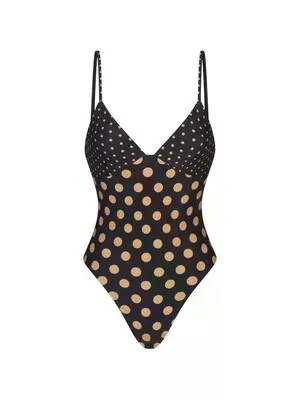 SIMONMILLER Behati Polka-dot Swimsuit