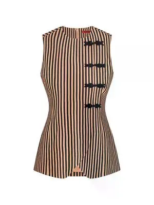 SIMONMILLER Mavis Striped Top - Neutrals