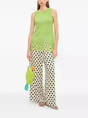 SIMONMILLER Nella Polka Dot Wide-leg Trousers