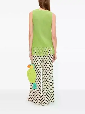 SIMONMILLER Nella Polka Dot Wide-leg Trousers
