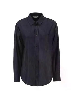 Max Mara Long-sleeve Denim Shirt - Blue