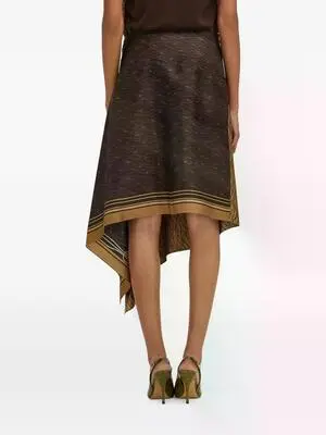 FERRAGAMO Handkerchief Skirt - Brown