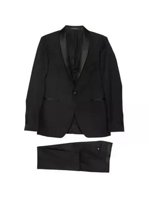 Tagliatore Shawl-lapel Suit - Black