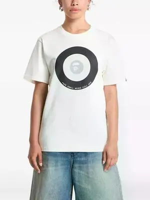 A BATHING APE Ape Target Cotton T-shirt