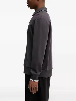 Fred Perry Half-zip Embroidered Logo Sweater
