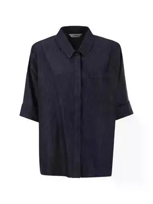 Max Mara Short-sleeve Denim Shirt