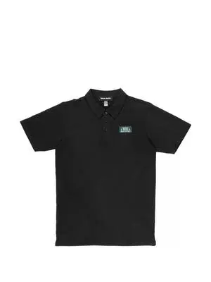 MARSH MAILLE Logo-patch Polo Shirt - Black
