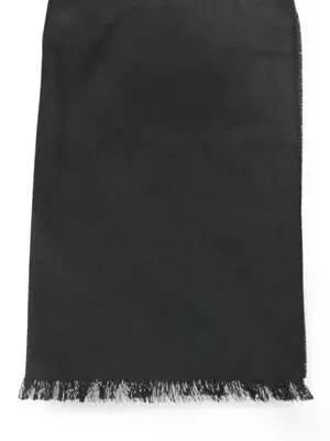 Isaia Fringed-edge Scarf