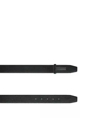 TOM FORD Reversible T-buckle Belt - Black