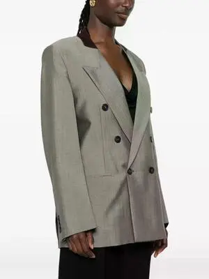 Victoria Beckham Double-breasted Peak-lapel Blazer