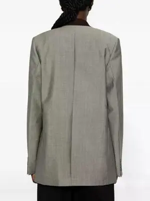 Victoria Beckham Double-breasted Peak-lapel Blazer