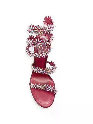 Rene Caovilla Eva Crystal-embellished Heeled Sandals