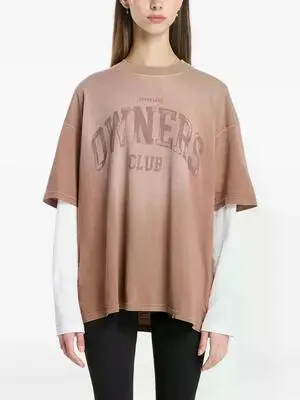 REPRESENT Owners Club Logo-print T-shirt - Brown