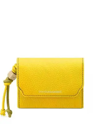 MAISON DE SABRE Trifold Leather Wallet - Yellow