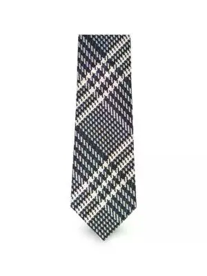 TOM FORD Prince Of Wales Check Neck Tie - Blue