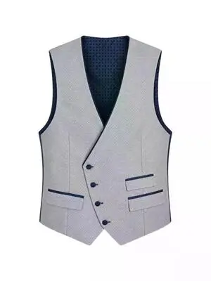 RAMON SANJURJO Double-breasted Waistcoat - Blue