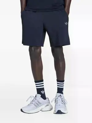 Adidas Tech Trefoil Essentials Logo Shorts - Blue