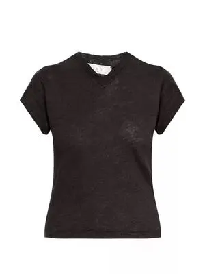 IRO PARIS V-neck Linen T-shirt