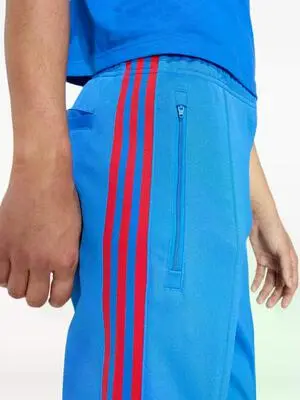 Adidas Logo-embroidered Side-stripe Track Pants