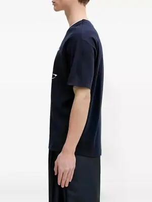 Drole De Monsieur Graphic-print T-shirt - Blue