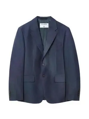 Filippa K Hugh Single-breasted Blazer - Blue