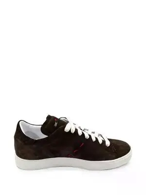 Kiton Suede Finish Sneakers - Brown