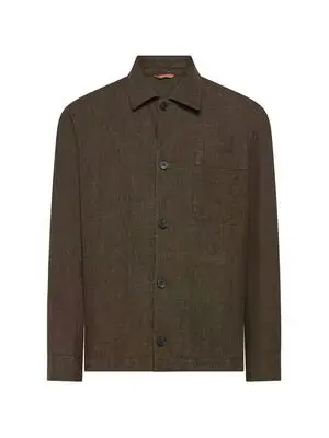 CRUNA Cardiff Button-up Jacket - Brown