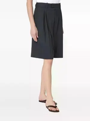 6397 Pleated Front Tailored Shorts