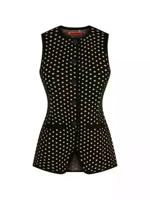 SIMONMILLER Del Mar Polka-dot Vest