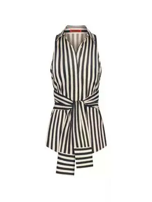 SIMONMILLER Inna Striped Sleeveless Shirt
