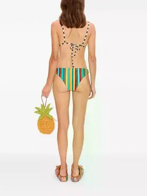 SIMONMILLER Striped Bikini Top