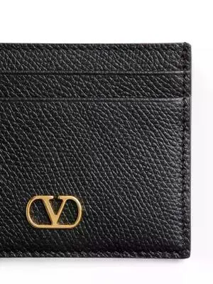 Valentino Garavani Vlogo Grain Leather Cardholder