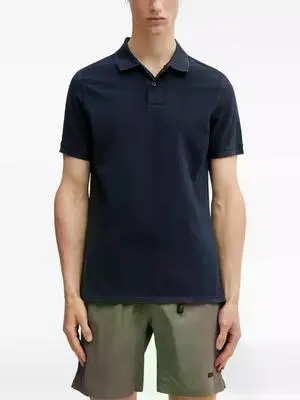 Barbour Logo-embroidered Polo Shirt - Blue