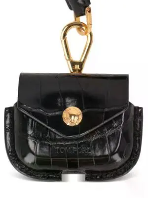 TOM FORD Crocodile-effect Leather Airpods Case