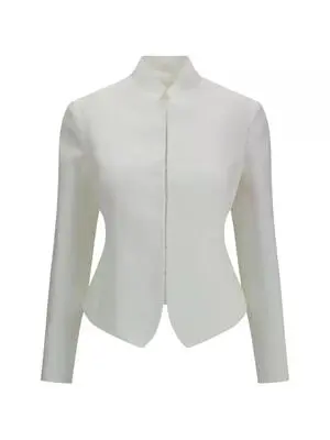 THE ROW Brianda Linen Jacket - White