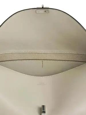 TOTEME T-lock Leather Shoulder Bag - Neutrals
