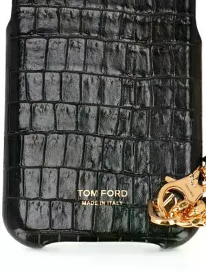 TOM FORD Croc-effect Chain-link Phone Case