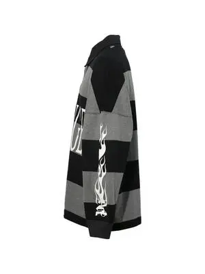 Palm Angels Logo-print Polo Shirt