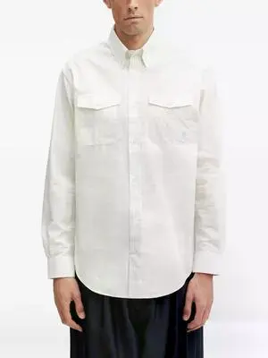 Drole De Monsieur Check-pattern Button-down Shirt - Neutrals