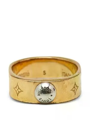 LOUIS VUITTON Monogram Engraved Ring
