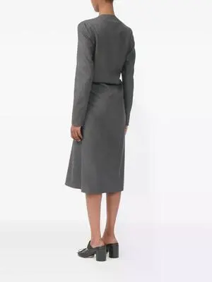 MAISON MARGIELA Wool Cotton Tailoring Dress
