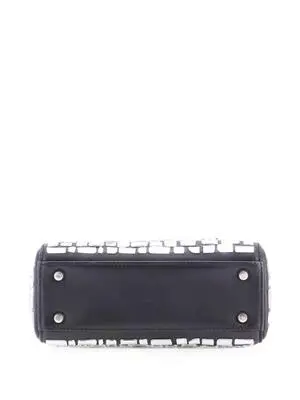 Dior Lady Chain Bag Leather And Mirror Mosaic Mini Shoulder Bag - Black