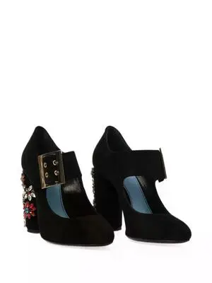 LANVIN Embellished Mary Jane Pumps