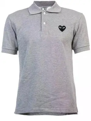 Play Comme Des Garcon Polo T-shirt - Grey