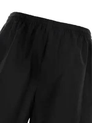 Gucci Elasticated Waistband Logo-embroidered Shorts - Black