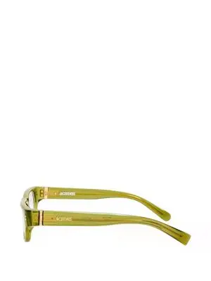 Jacquemus Rectangle Frame Glasses - Green