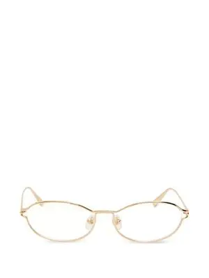 Jacquemus Geometric Frame Eyeglasses - Gold