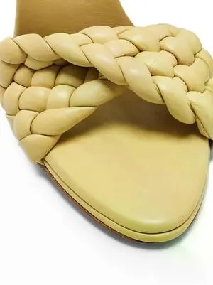 Bottega Veneta Curve Woven Leather Sandals